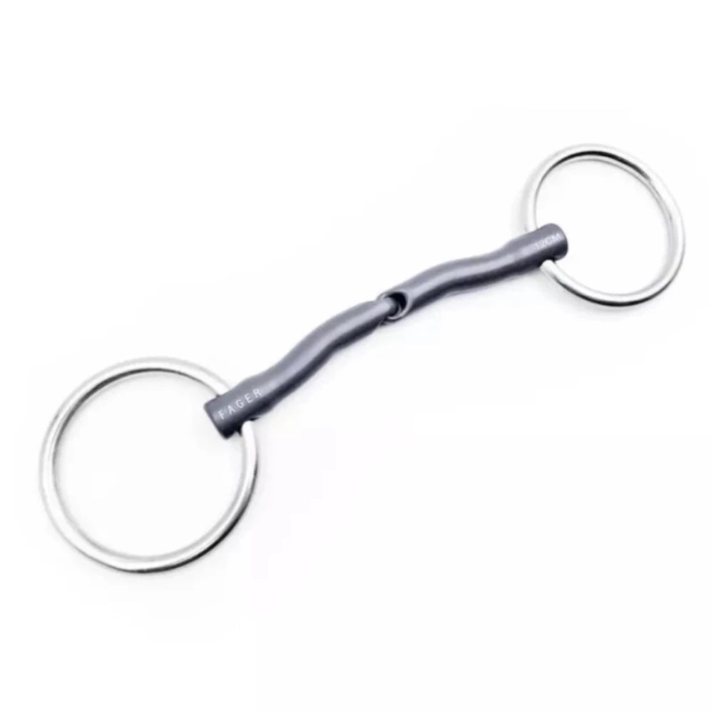 Jasmine Titanium Bradoon Loose Rings | Fager Bits – The Bit Boutique