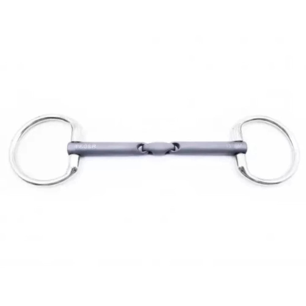 Fager Madeleine Titanium Bradoon Double jointed Fixed Rings | Fager ...